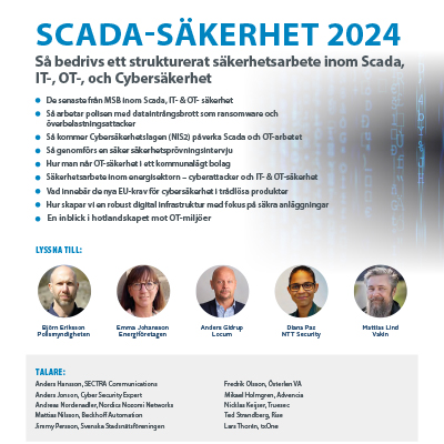 Välkommen till SCADA-säkerhet 2024 - SCADA